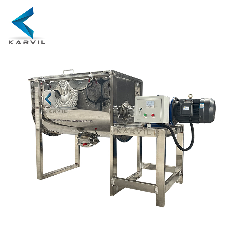 Stainless Steel Horizontal Ribbon Blender - Buy powder mixer, ribbon ...